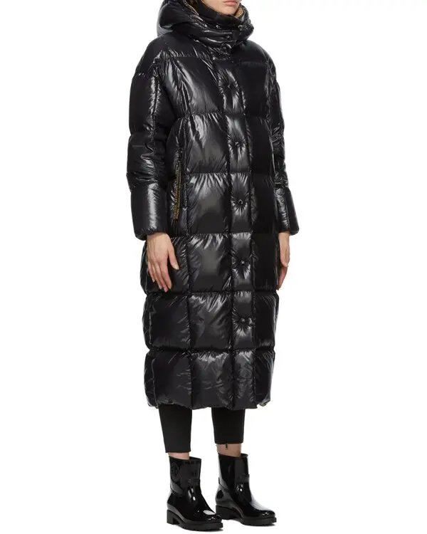 Moncler Parnaiba Hooded Long Down Jacket