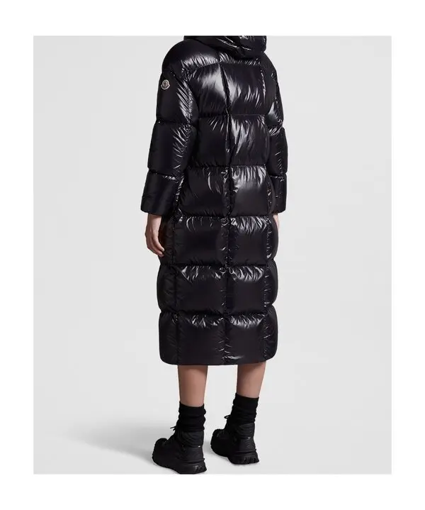Moncler Parnaiba Hooded Long Down Jacket