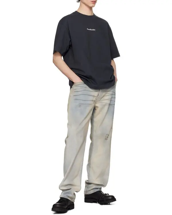 Acne Studios Logo Stamp Relaxed Fit T-shirt