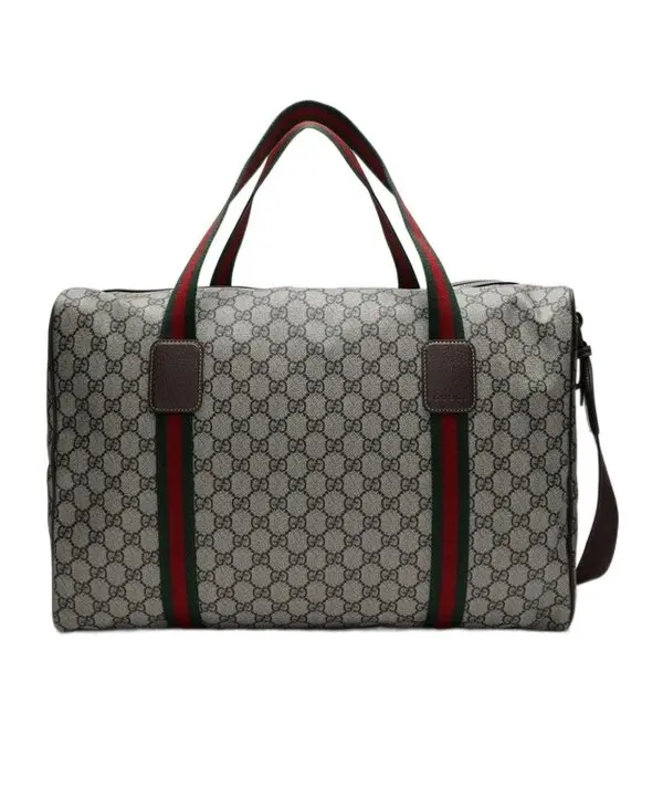 Gucci Travel Bag With Web Detail - Black