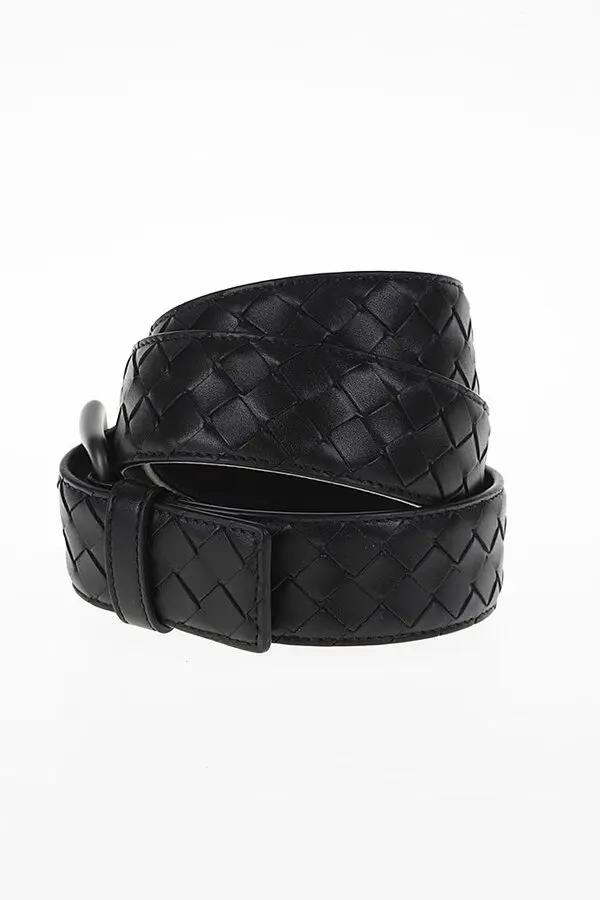 Bottega Veneta Intrecciato Leather Belt