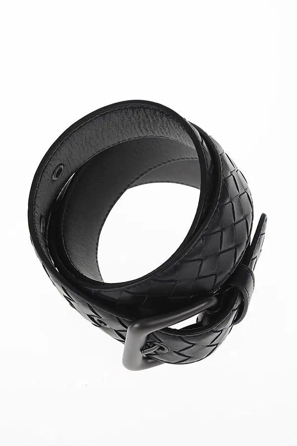 Bottega Veneta Intrecciato Leather Belt