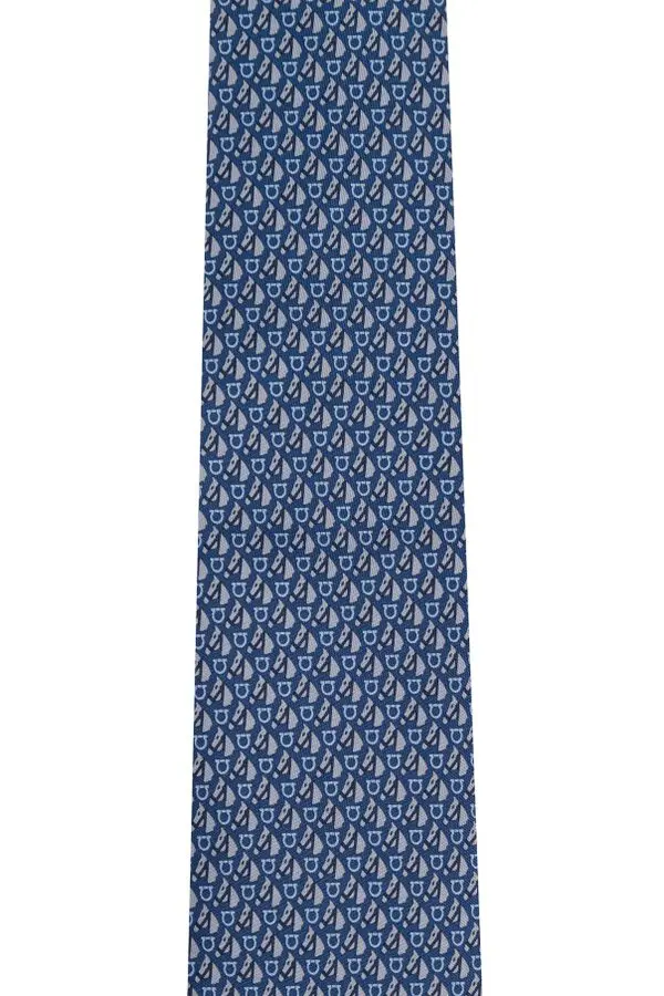 FERRAGAMO Logo Pattern Neck Tie