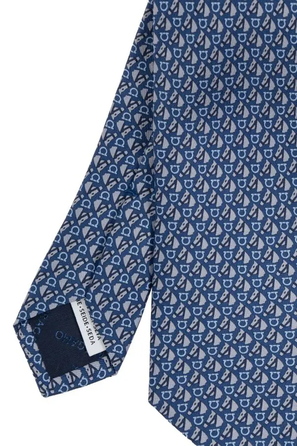 FERRAGAMO Logo Pattern Neck Tie