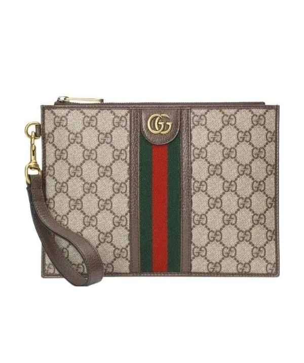 Gucci Ophidia Web-trim Pouch Bag
