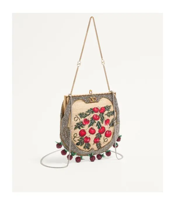 Valentino Garavani Embroidered Floral Handbag