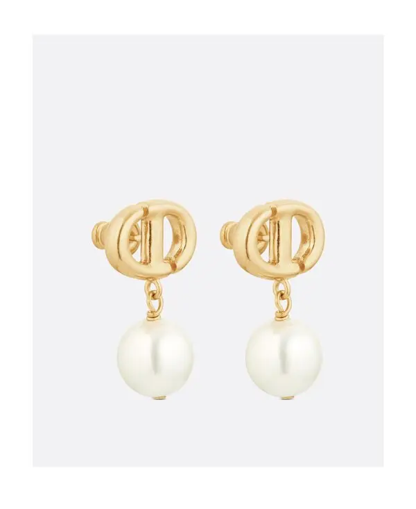 Dior Cd Navy Earrings