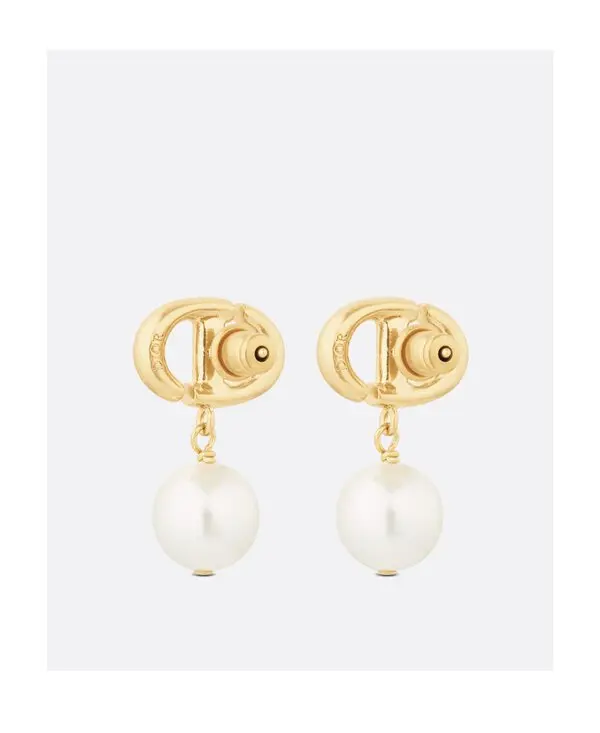 Dior Cd Navy Earrings