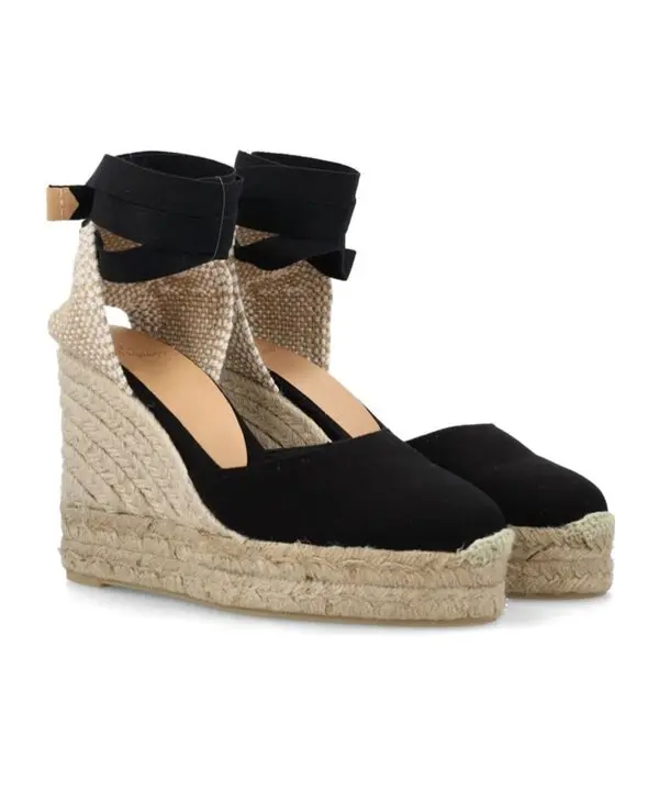 CastaÑer Carina Wedge Espadrilles With Ankle Ties