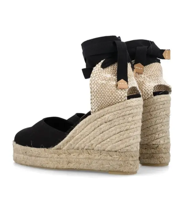 CastaÑer Carina Wedge Espadrilles With Ankle Ties