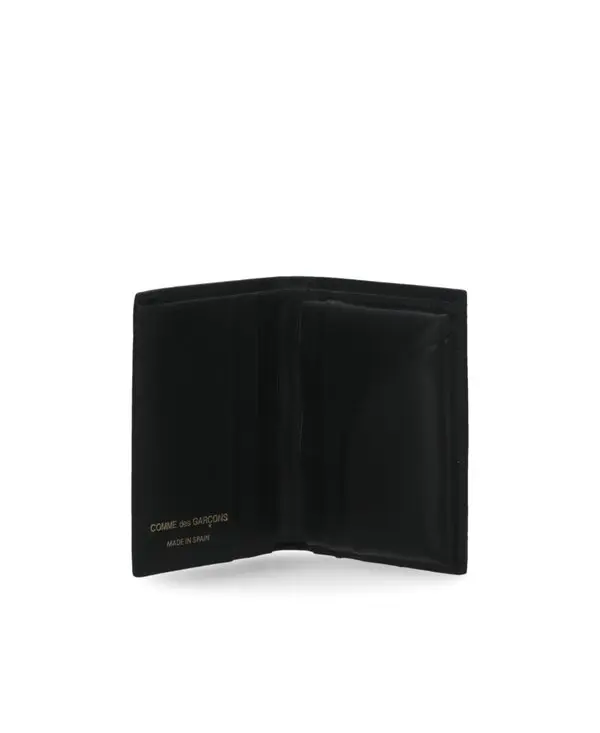 Comme Des Garçons Leather Double Fold Wallet