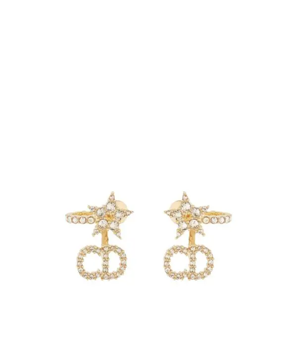Dior Clair D Lune Earrings - Yellow