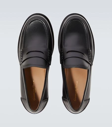 GIANVITO ROSSI Michael Leather Loafers