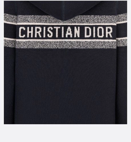 Dior Reversible Zipped Cardigan With Hood