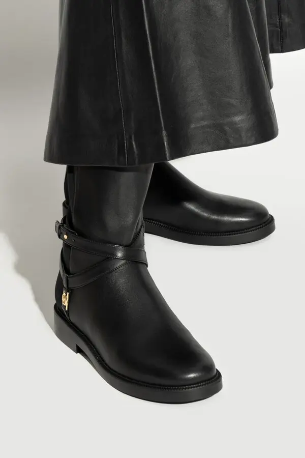 Michael Kors Abigail Logo Plaque Boots