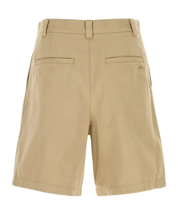 A.p.c. Straight Hem Pleated Shorts