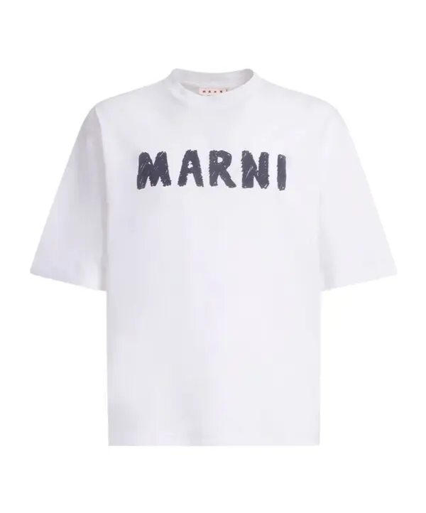 Marni Logo Printed Crewneck T-shirt