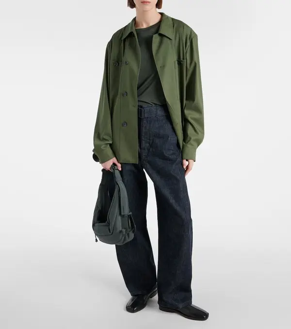 LEMAIRE High-rise Barrel-leg Jeans