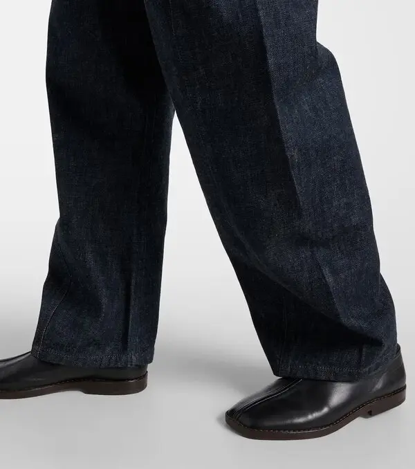 LEMAIRE High-rise Barrel-leg Jeans