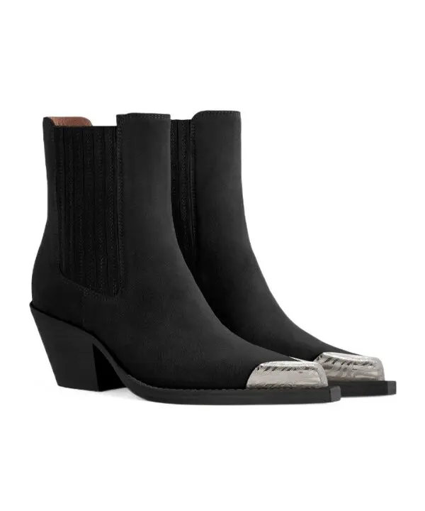 Paris Texas Dallas Embellished Toe Ankle Boot 60