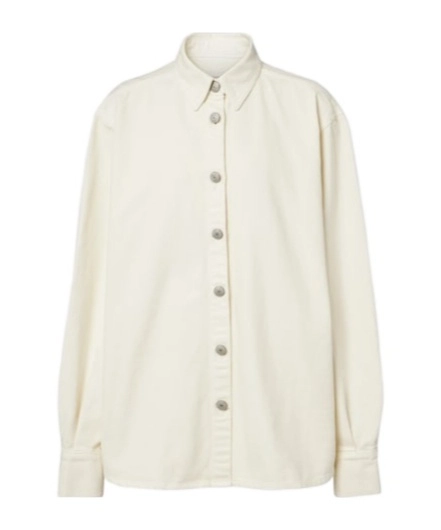 Magda Butrym Denim Shirt With Back Pleats