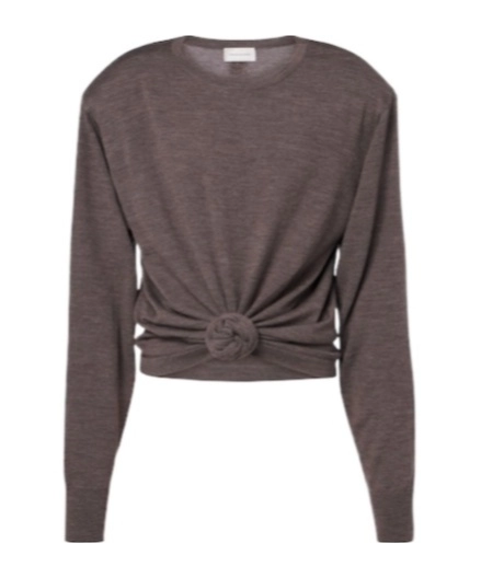 Magda Butrym Knit Top With Knotted Front
