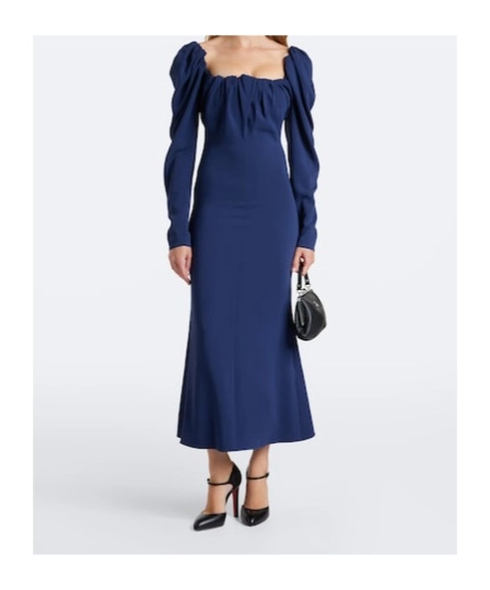 VIVIENNE WESTWOOD Gathered Crepe De Chine Gown