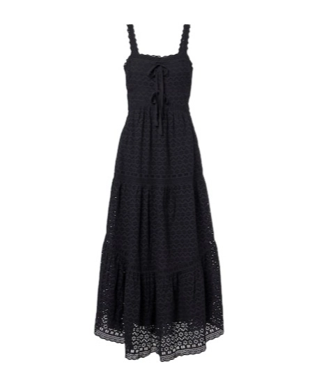 Ulla Johnson Constance Broderie Anglaise Cotton Midi Dress - Blue