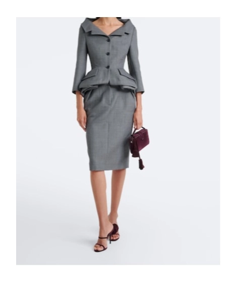 Magda Butrym Wool Pencil Skirt