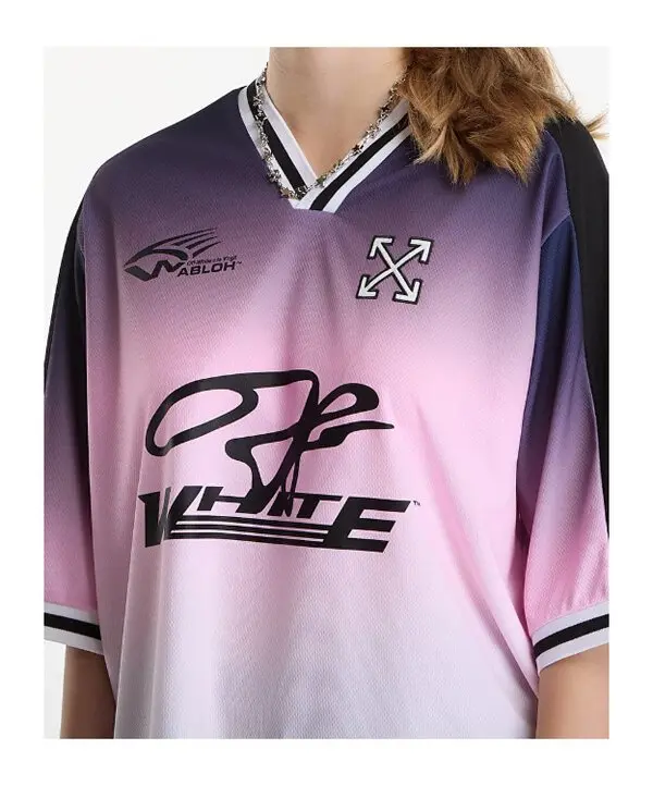 Off-White Degradé-effect Soccer T-shirt