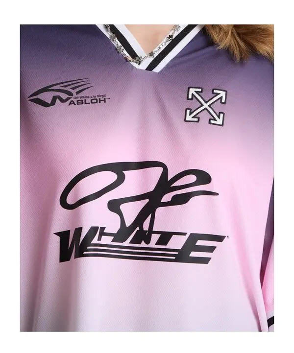 Off-White Degradé-effect Soccer T-shirt