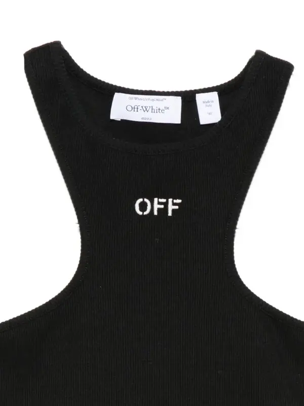 Off-White Off" Logo Crewneck Tank Top