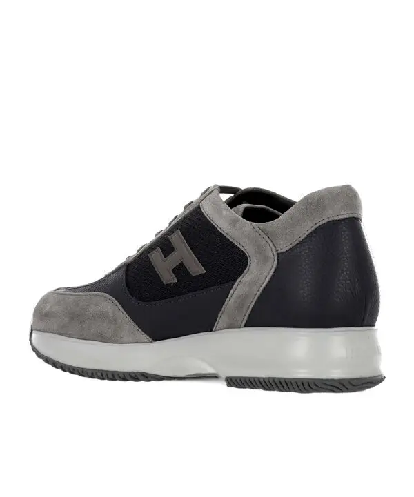 Hogan Round-toe Lace-up Sneakers