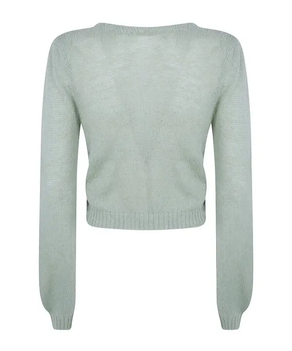 TWINSET Solid-color Double-knit Top