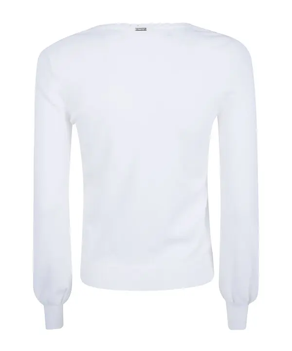 TWINSET Crocheted Details Fitted Jumper