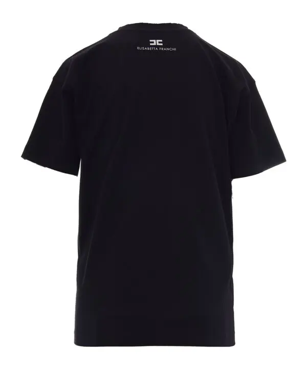 Elisabetta Franchi Lightweight Jersey T-shirt With Print