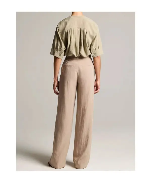 Vince High-rise Pleated Trouser