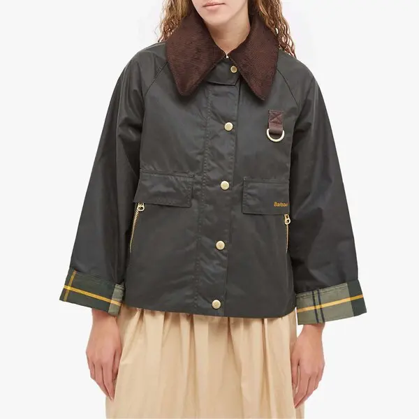 Barbour Logo-embroidered Oversized Jacket