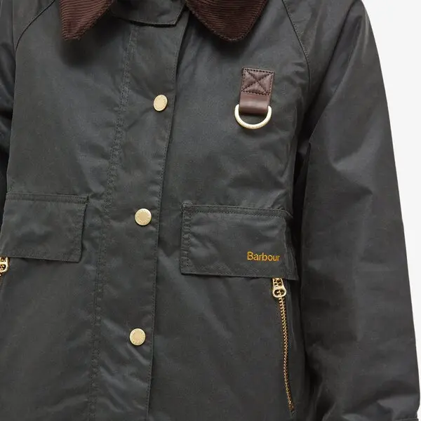 Barbour Logo-embroidered Oversized Jacket