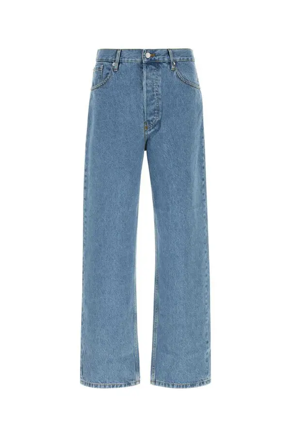 Dries Van Noten Straight-leg Jeans - Mid-blue