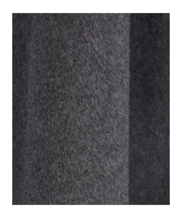 RÓHE Stand-collar Cape With Chinese Knotted Closures - Dark Gray