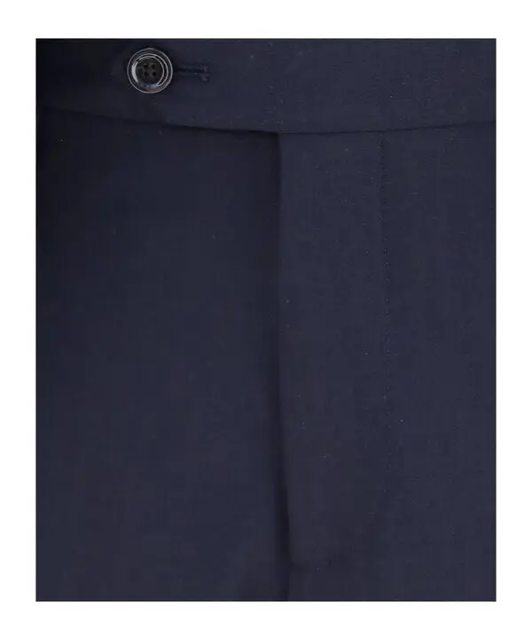 LARDINI Cropped Blazer Straight-leg Suit