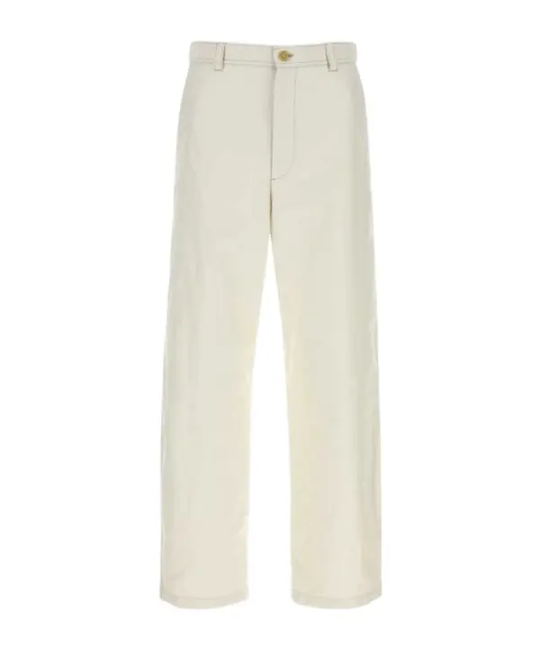 A.p.c. Button Detailed Straight Leg Pants - White