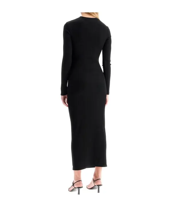 Christopher Esber Orbit Ruched Long Sleeve Dress
