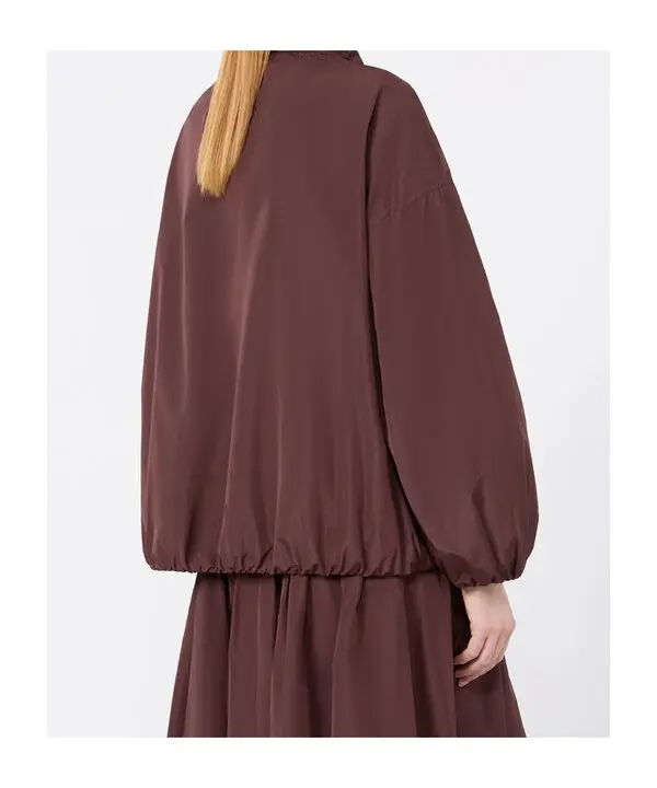 Max Mara Drawstring Ruffled Jacket