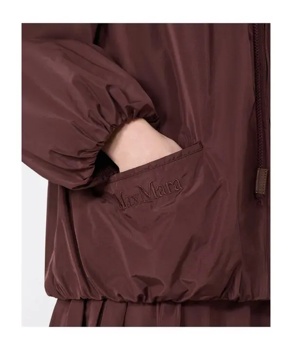 Max Mara Drawstring Ruffled Jacket