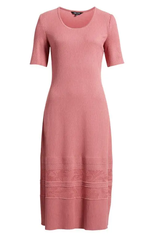 Misook Mixed Stitch Sweater Dress