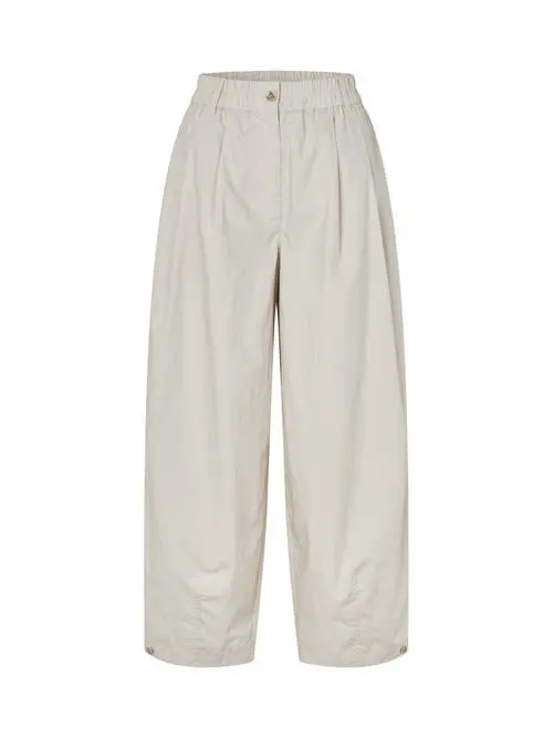 MASAI COPENHAGEN Mapersephona Straight Fit Draped Trouser