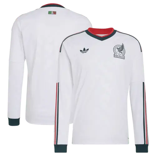 Adidas Mexico National Team 2026 Away Replica Long Sleeve Jersey - White