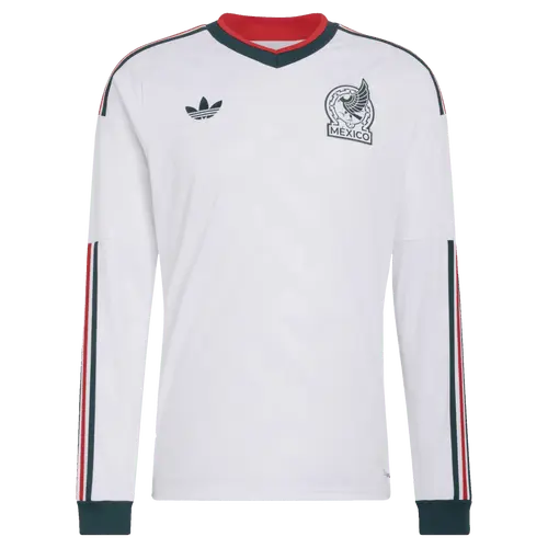 Adidas Mexico National Team 2026 Away Replica Long Sleeve Jersey - White